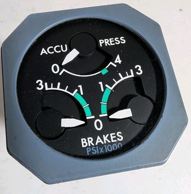 Airbus A320 Neo Triple Brake Gauge Very Rare Cockpit Simulator | eBay