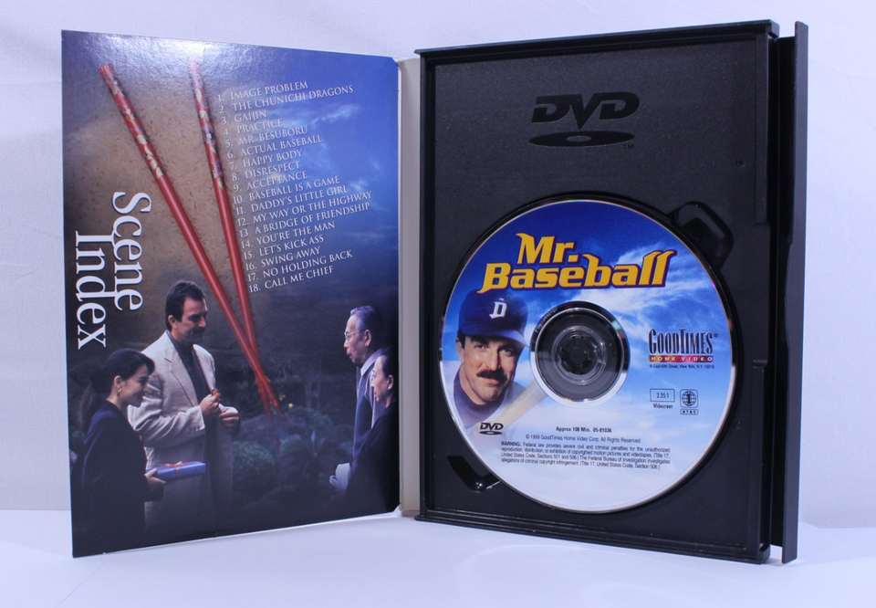 Mr. Baseball (1992) DVD Tom Selleck Comedy Sports Movie Universal | eBay