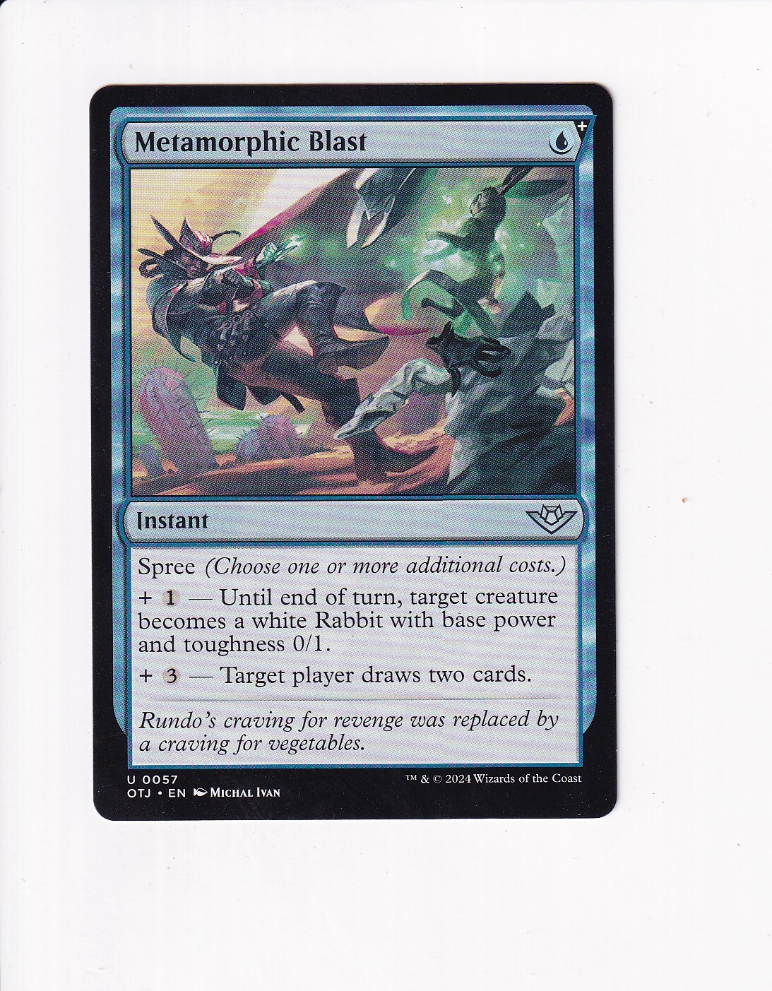 MAGIC THE GATHERING MTG OUTLAWS OF THUNDER JUNCTION METAMORPHIC BLAST | eBay