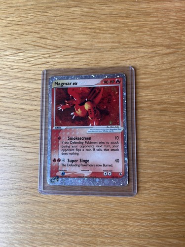 Pokemon Card - Magmar ex Ruby and Sapphire 100/109 Ultra Rare Lightly ...