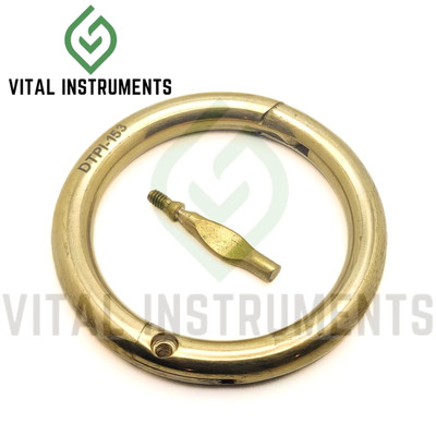 Bull Cow Cattle Nose Rings Brass 2.5" Show Halter Farm Animal ...