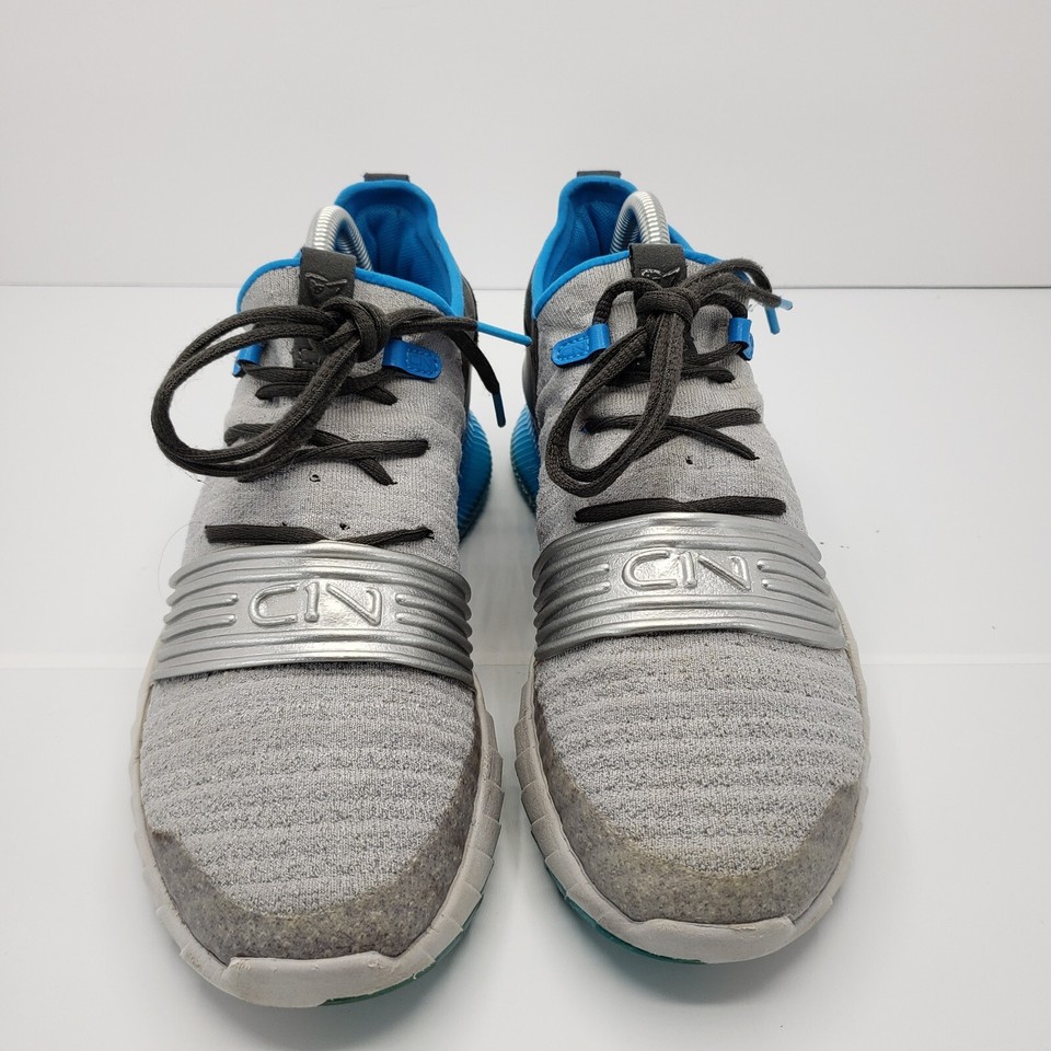 Under Armour Cam Newton C1N Trainer Gray Blue Shoes 3000340-102 Size 6Y Youth | eBay