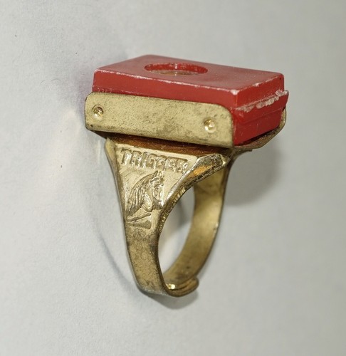 1949 ROY ROGERS AND TRIGGER MICROSCOPE CEREAL PREMIUM RING | eBay