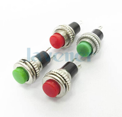 20pcs Colors Push to ON N/O 10mm Momentary Push Button Switch DS-314 DS ...