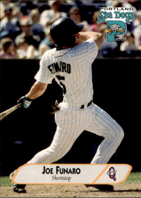 1998 Portland Sea Dogs Q-Cards #17 Joe Funaro New Haven Hamden ...