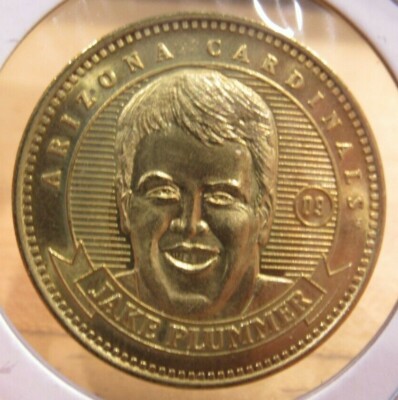 1998 Jake Plummer Arizona Cardinals NFL Football Pinnacle QB Club Token ...