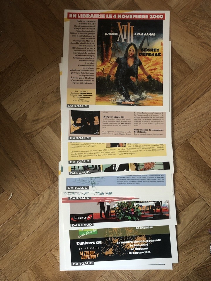 SECRET DEFENSE XIII DOSSIER DE PRESSE TTBE (F34) | eBay