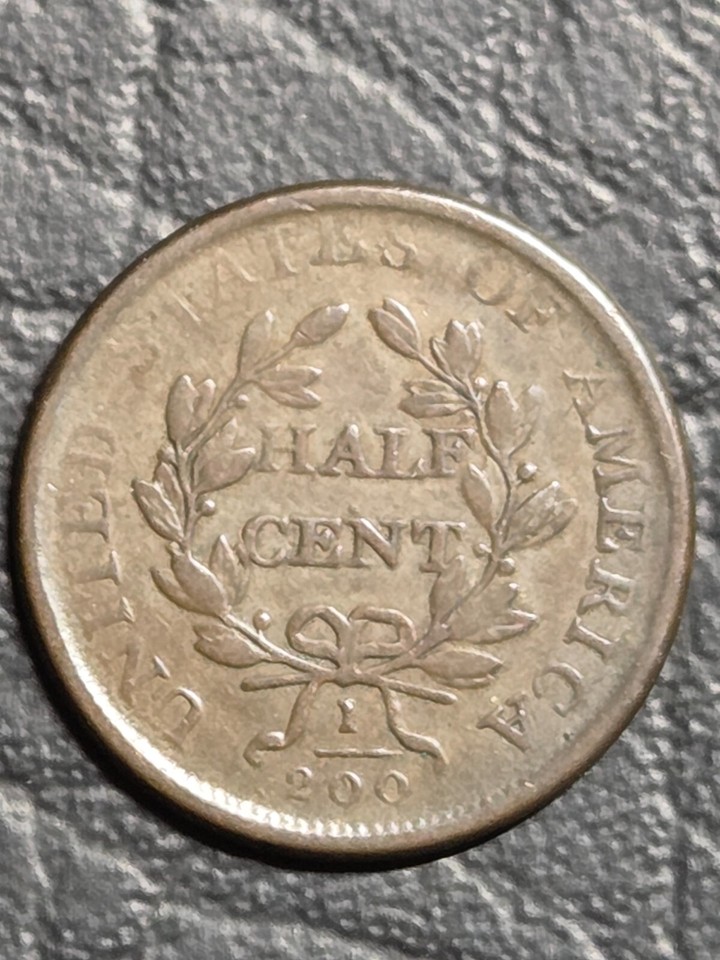 Nice Grade 1807 Half Cent | eBay