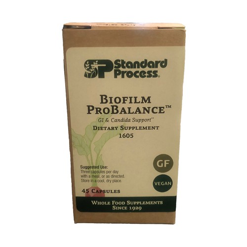 Standard Process Biofilm ProBalance Probiotic Gut Health Yeast 45 ...