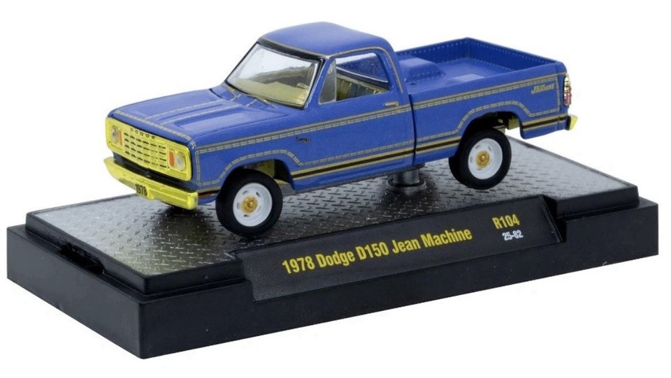 M2 MACHINES CHASE 1978 DODGE D150 JEAN MACHINE AUTO THENTICS R104 1/750 ...