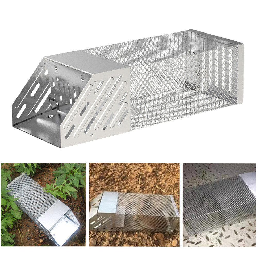 Humane Live Animal Continuous Trap Rat Mouse Mice Catcher Galvanized ...