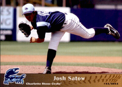 2011 Charlotte Stone Crabs Grandstand #19 Josh Satow Santa Barbara ...