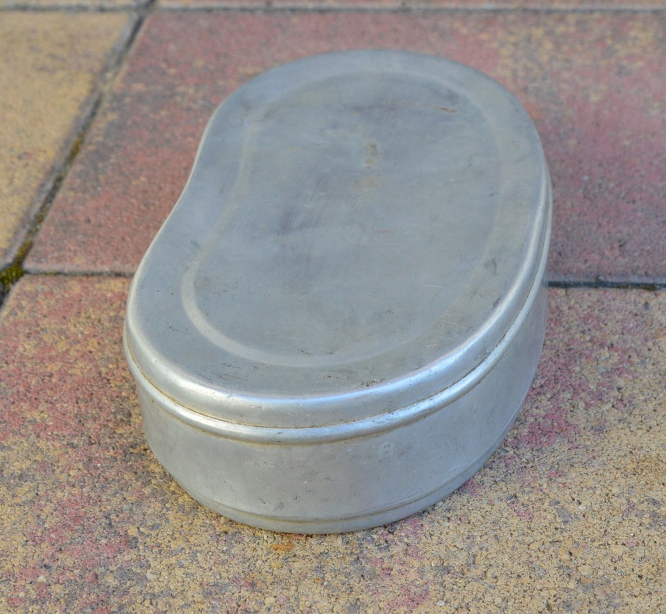 GERMAN WW2 WEHRMACHT BREAD FOOD RATION SANDWICH ALUMINUM CONTAINER ...