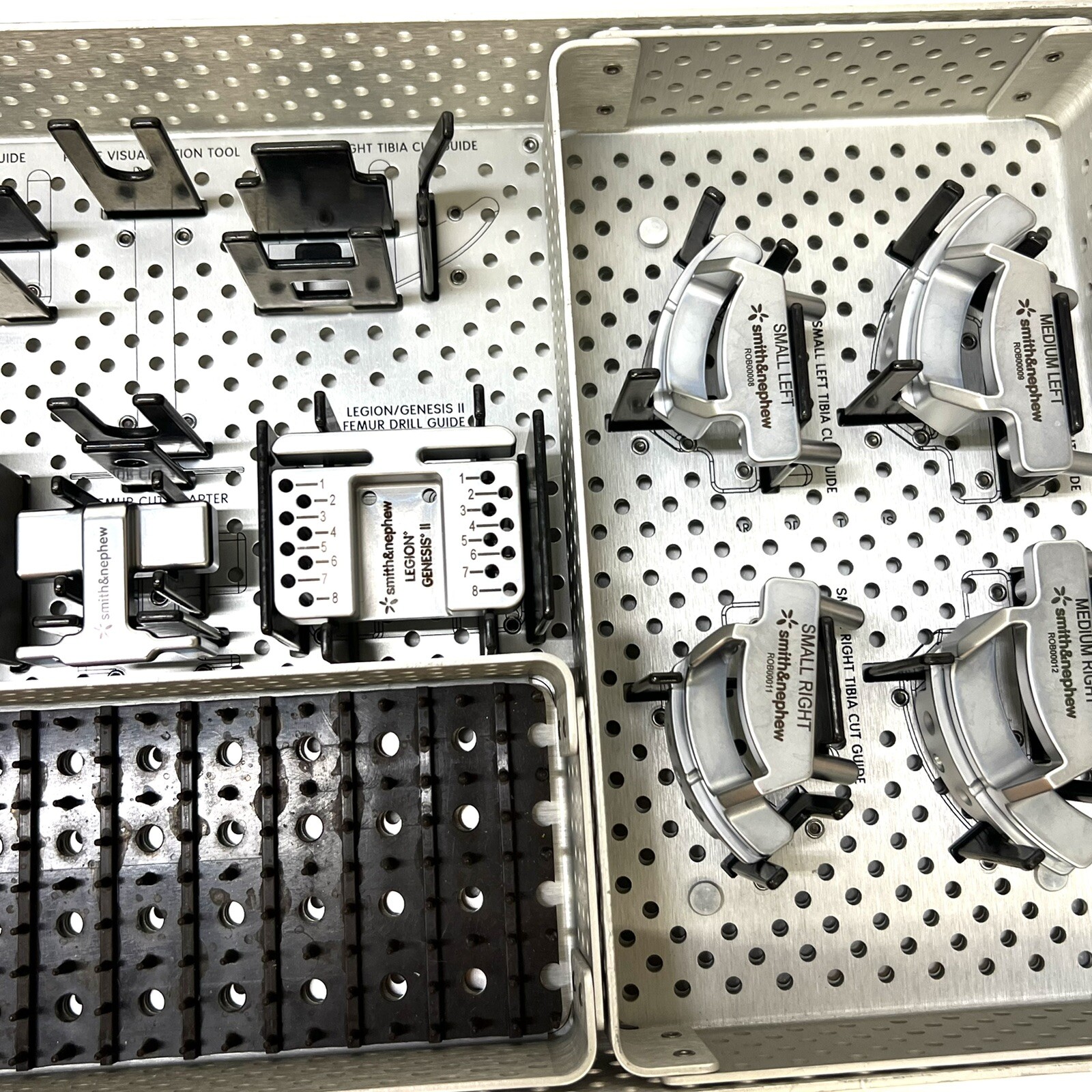 Smith & Nephew ROB00027 NAVIO Surgical System Total Knee 13 Instruments ...