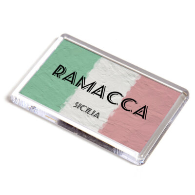 FRIDGE MAGNET - Ramacca - Sicilia - Italy Flag | eBay