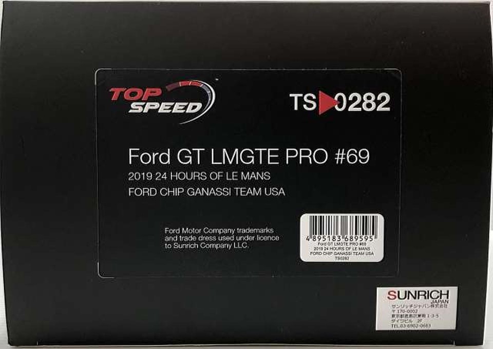 Tsm True Scale Miniatures Le Mans 24 Hours Ford Chip Ganassi Team 1/18 ...