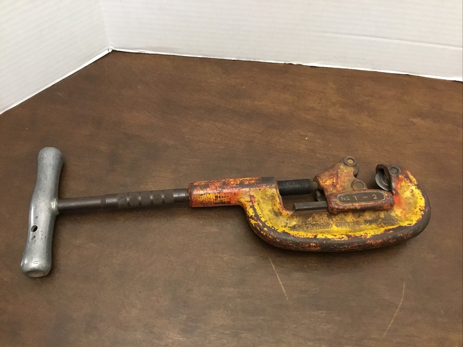 Ridgid No.1-2 Heavy Duty 1/8"-2" Pipe Cutter Tool No. 2A Vintage | eBay