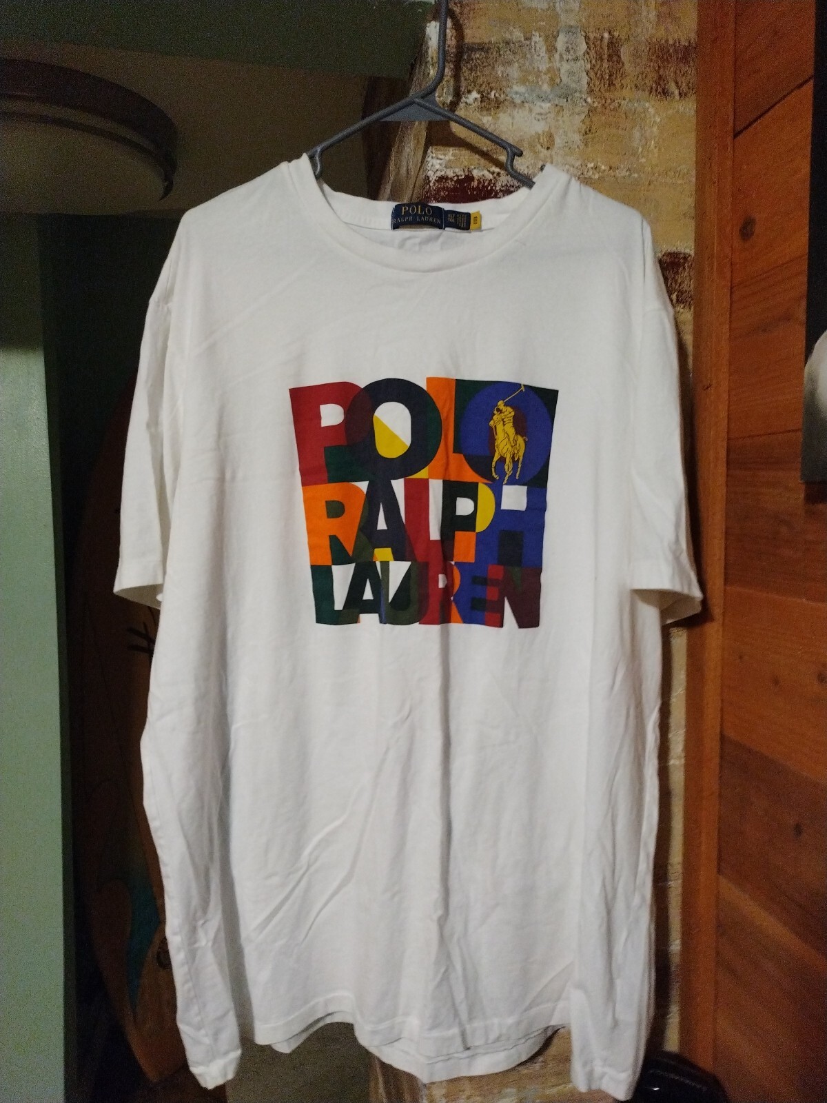Polo Ralph Lauren Men Monogram Logo Classic Crew Vint… - Gem