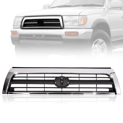Grille Assembly For 1996-1998 Toyota 4Runner Chrome Shell With Emblem ...