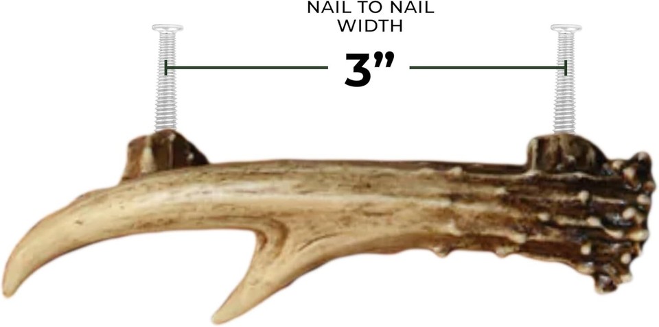 2 PK DEER ANTLER DRAWER PULL Cabinet Handle Knob SET Hunting Decor | eBay