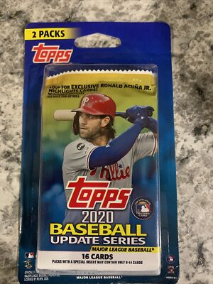 NEW 2020 Topps Baseball Update Series 2 Packs Factory Sealed Pack Set ...