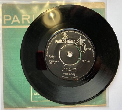 The Beatles, Penny Lane / Strawberry Fields Forever 45 (South Africa ...