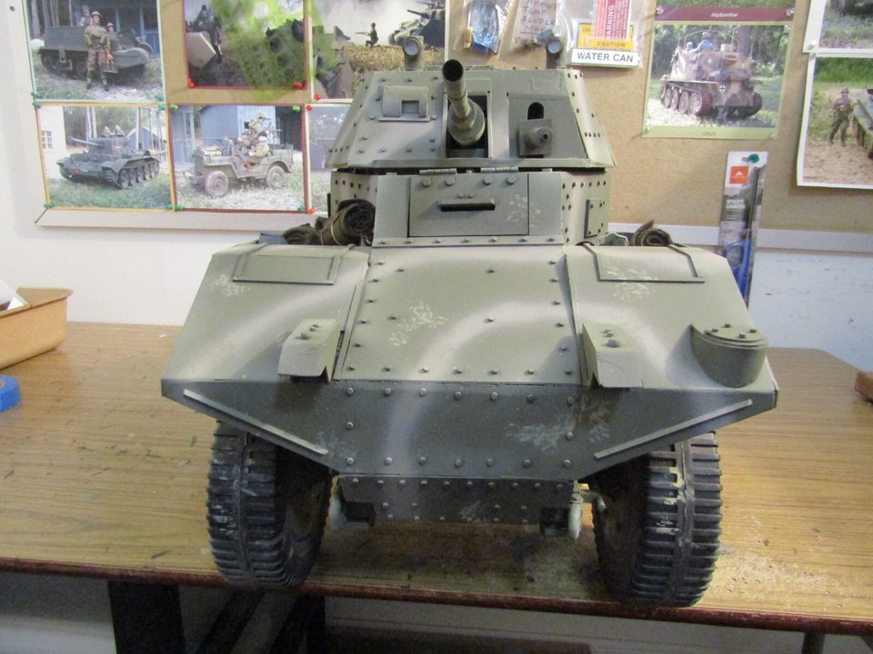 1/6 Scale Custom built Panhard 178 Armored Car Plastic Model | eBay