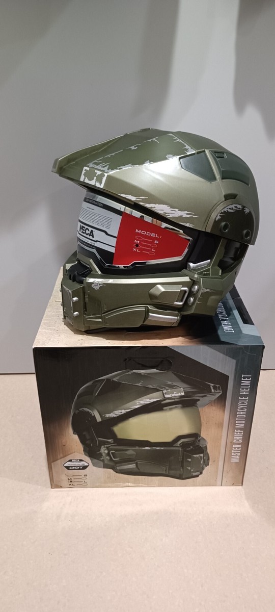 Master Chief Helmet Motorcycle RAW CAST Master Chief Infinite Helmet