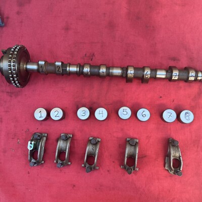 92-97 MERCEDES SL500 LEFT HEAD INTAKE CAMSHAFT w HYDRAULIC LIFTERS ...