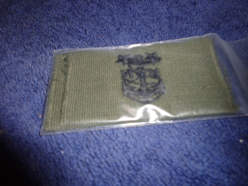 USN MASTER CHIEF RANK HAT CAP TAB SUBDUED GREEN COMBAT WOOLDAND DBU | eBay