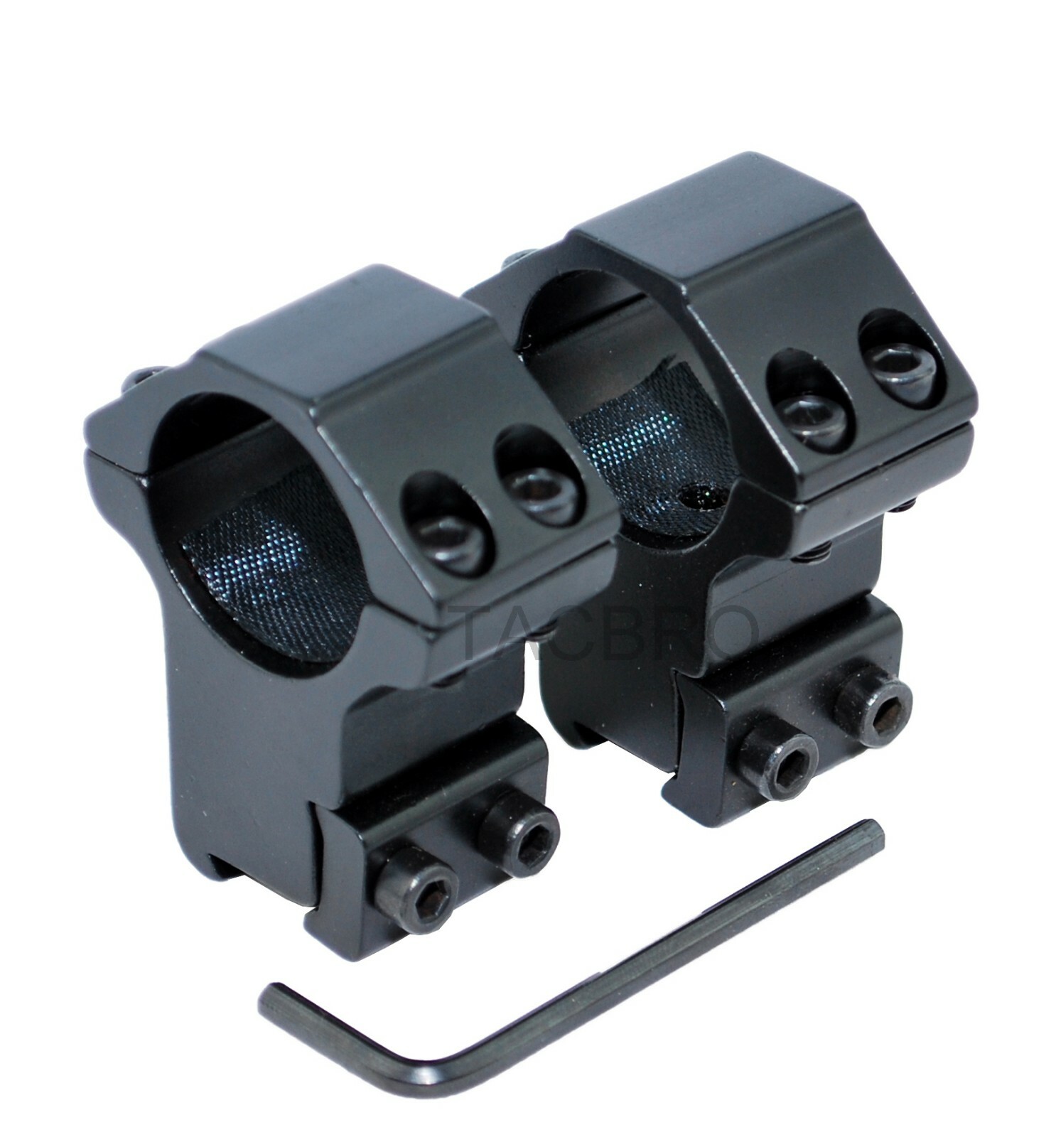 Rifle Scope Mount 1 Pair 11mm 3/8inch Dovetail 25mm 1 inch Ring High ...