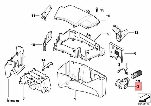 Genuine BMW E39 E53 E65 E66 E67 E70 E70N E71 RR1 E Box Fan OEM ...