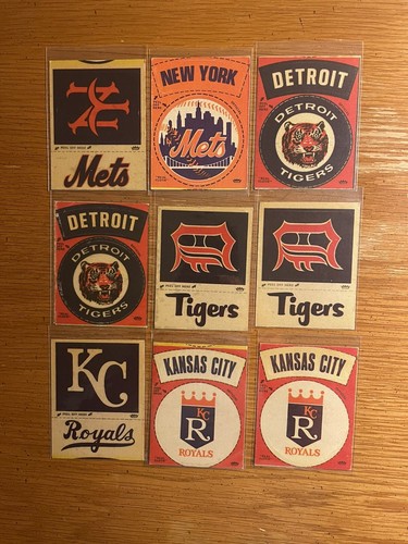 1968-1972 Fleer Baseball Cloth Stickers Lot of (50) | eBay