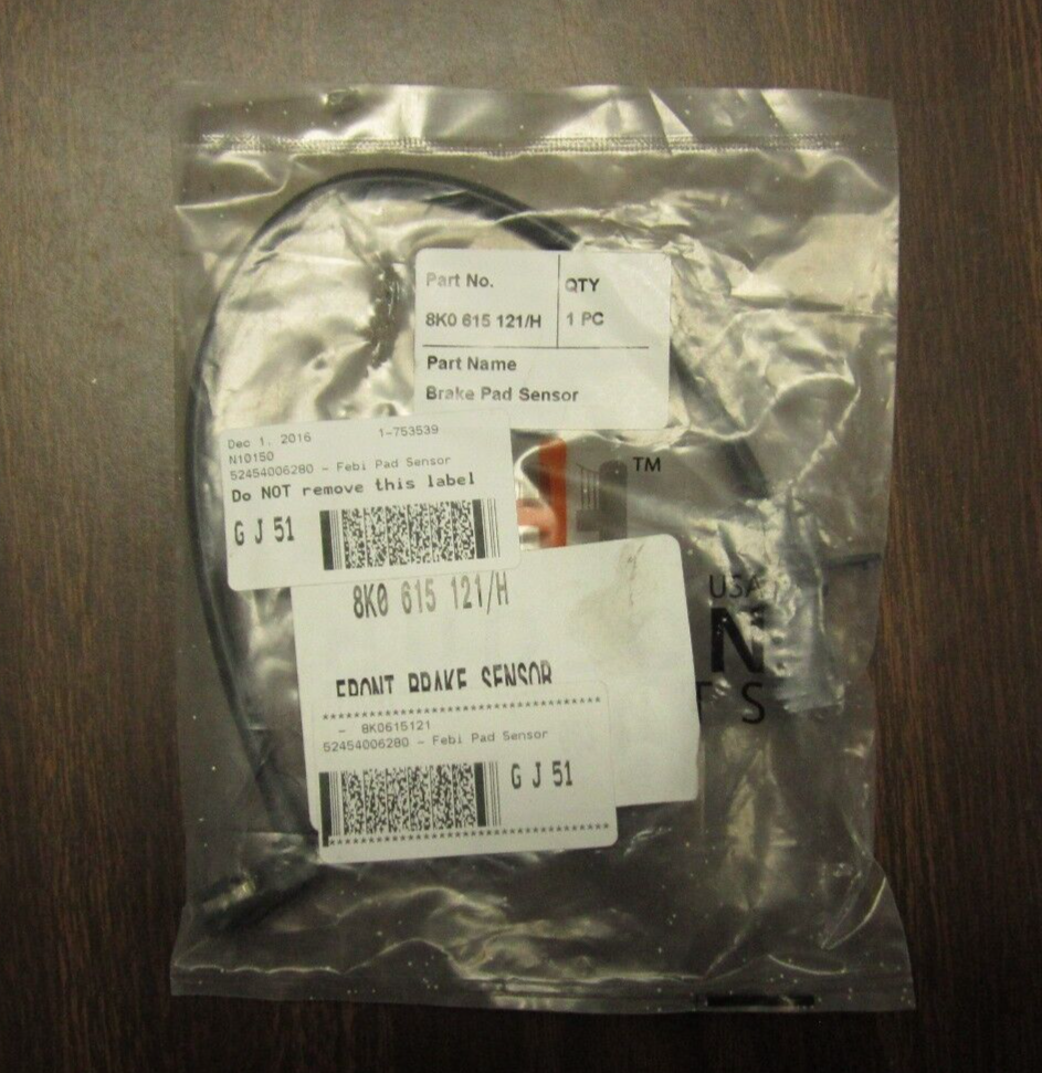 Audi A4 A5 A6 S4 S5 Q5 Quattro Front Brake Pad Sensor FEBI 8K0 615 121 ...