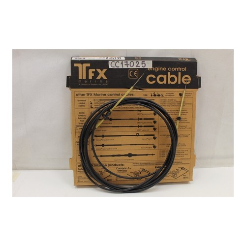 OMC Dual Lever Control Cable 25' TELEFLEX Marine Engine Cable | eBay