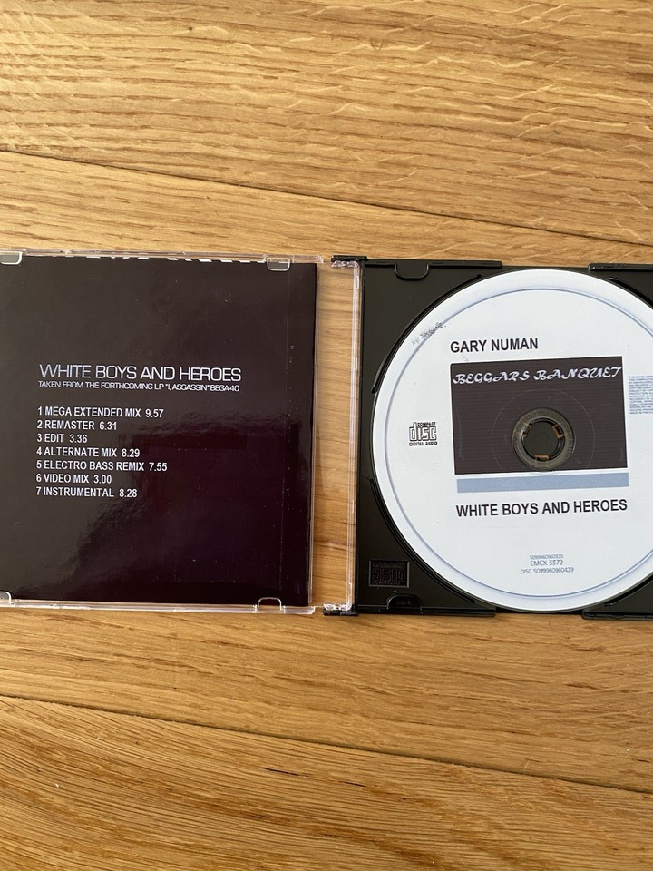 Gary Numan White Boys And Heroes The Mixes Cd | eBay Australia