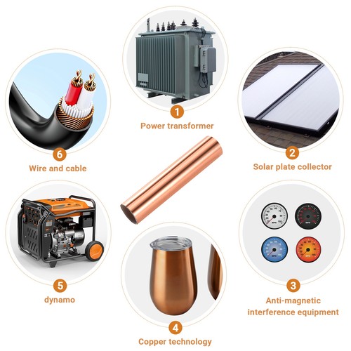 Rouleau de Feuille de Cuivre, Plaque de Feuille de MéTal 1000 Mm X 100 ...