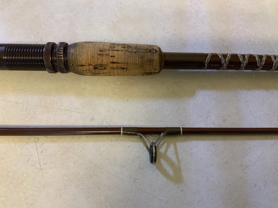 Vintage Fenwick Two Piece Spinning Fishing Rod With Sock And Tube PLS65 ...