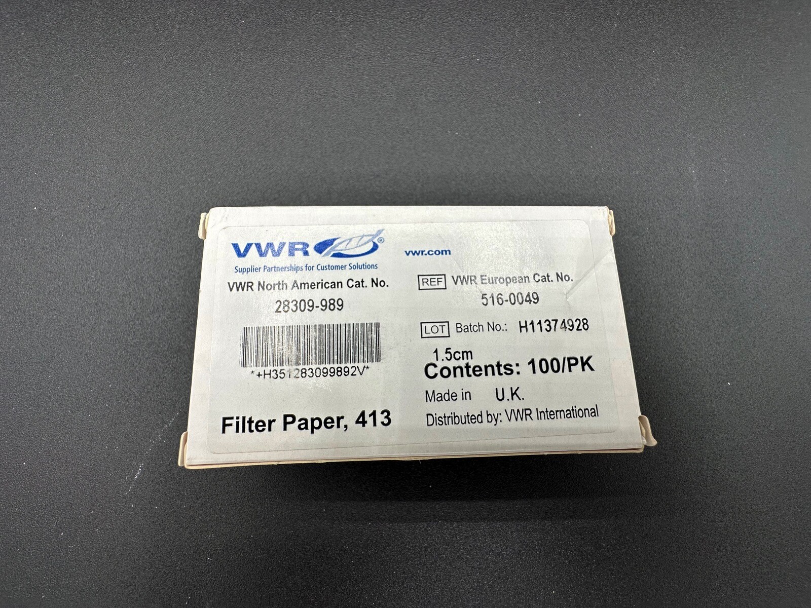 VWR 1.5cm Circles Grade 413 5μm Medium Qualitative Filter Paper 28309 ...