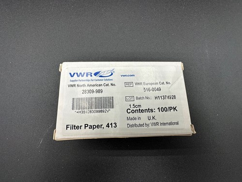VWR 1.5cm Circles Grade 413 5μm Medium Qualitative Filter Paper 28309 ...