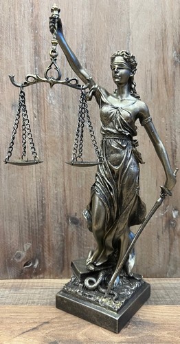 Lady Justice Metal And Resin Figurine 13" x 6.5" | eBay
