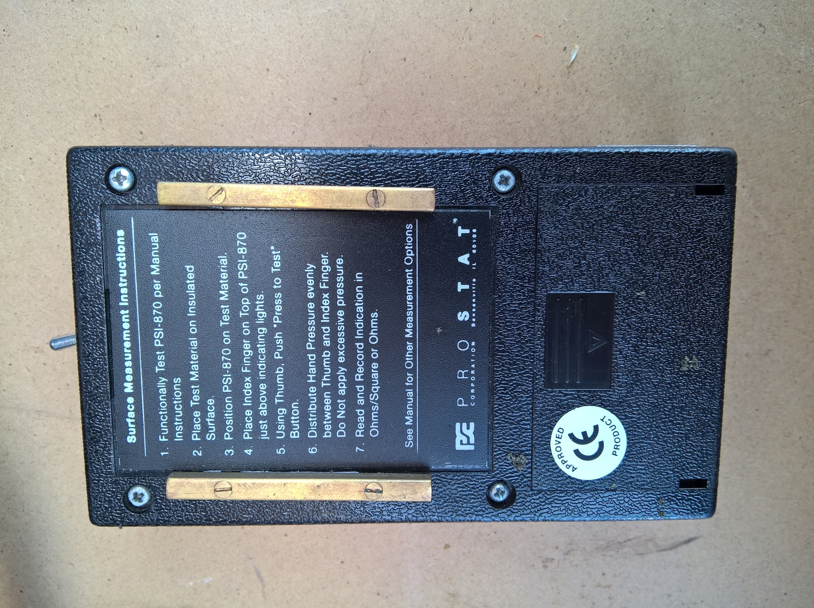 Prostat ESD Kit w/PCS-715A Static Locator,PMT-872, PSI-870 PMM-810 ...