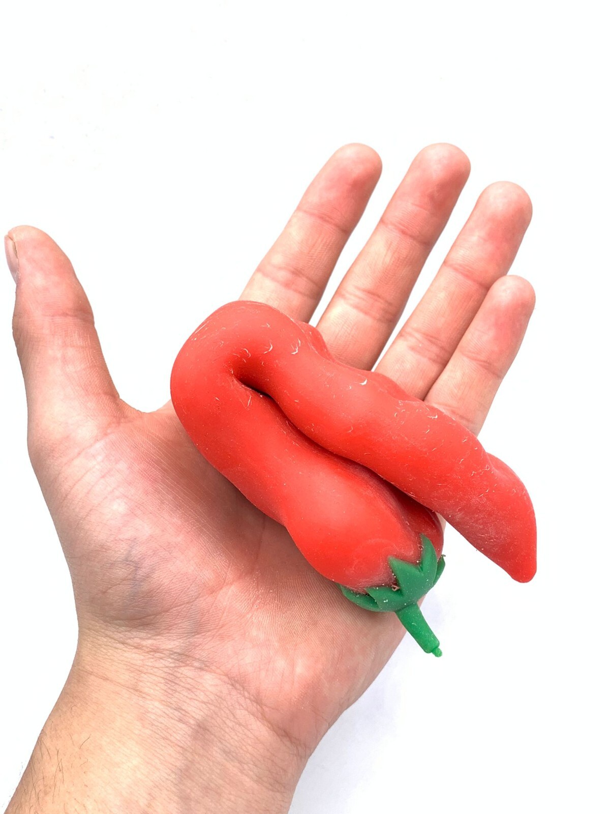 Toy Vegetable Squishy Red Pepper Sand Squeeze Squish Stress Relief all ...