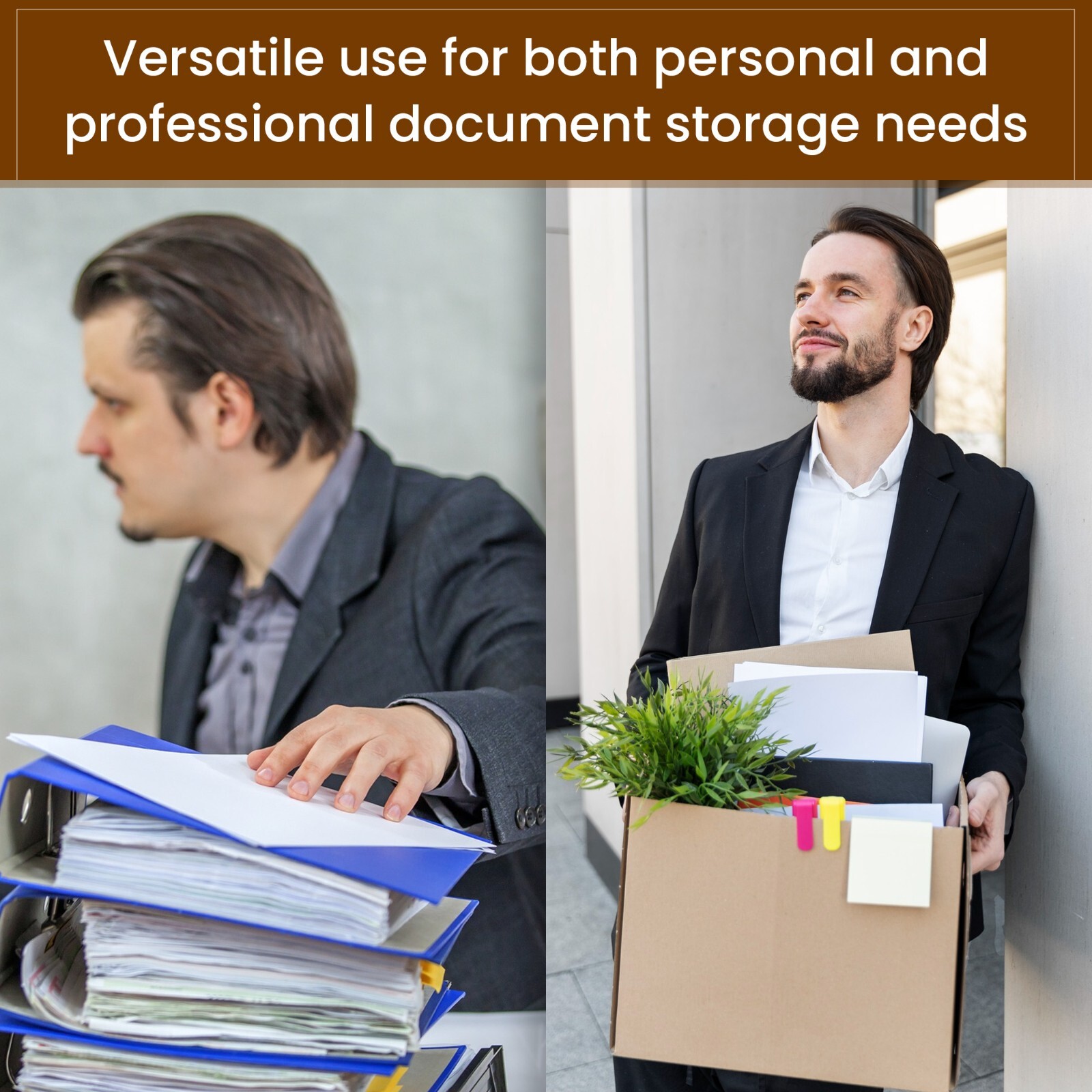 20 x A4 STRONG ARCHIVE BOXES INTEGRATED LID GENERAL STORAGE BOX MULTI ...