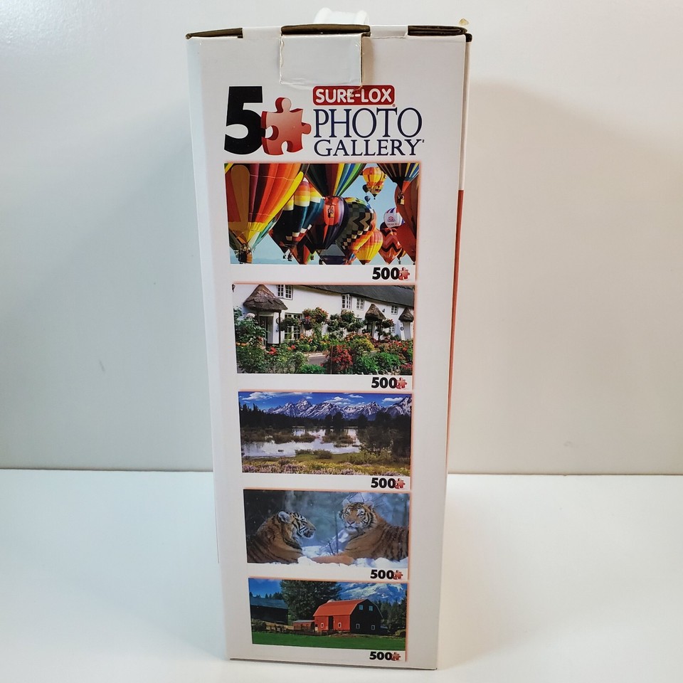 Sure-Lox Photo Gallery 5 Jigsaw Puzzle 500 Pieces each Set 2500 Total ...