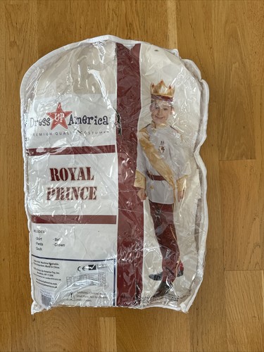 Prince Charming Costume Medieval White Red Gold Size Small 4-6 ...