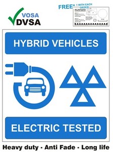 MOT SIGN | MOT SIGNS | VOSA | H/DUTY HYBRID VEHICLES ELECTRIC TESTED ...