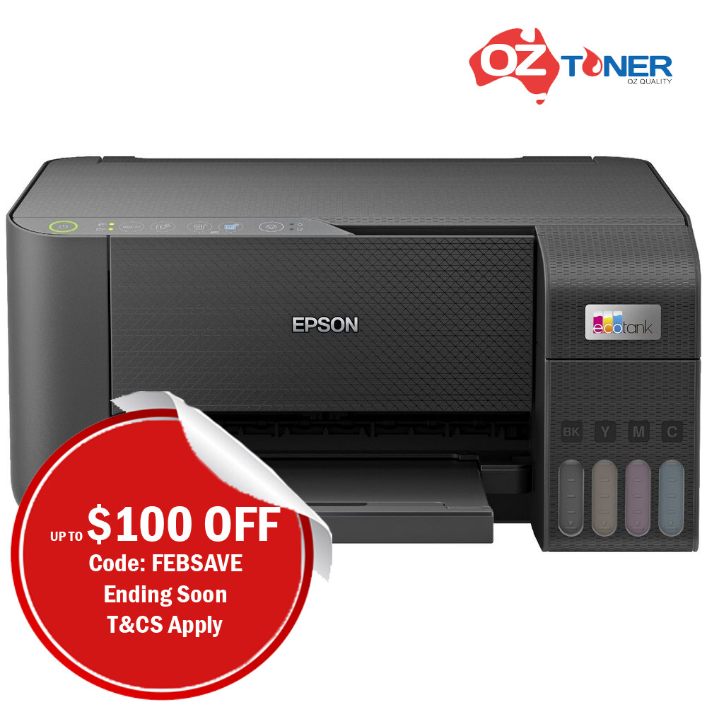 Epson EcoTank ET2811 A4 Inkjet Copier/Scanner Wi-Fi Printer+Pre-filled ...