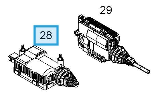 GENUINE Vauxhall Astra H Corsa D E Fuel Filler Door Locking Motor ...