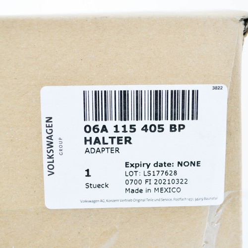 NEW VOLKSWAGEN BEETLE 9C OIL FILTER BRACKET 06A115405BP ORIGINAL NO ...